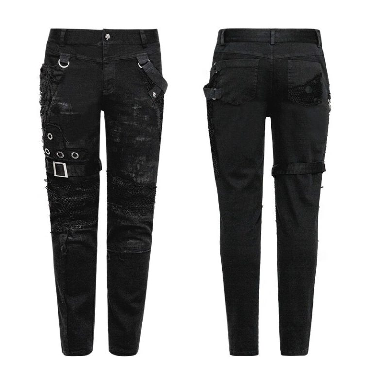 Punk Rave Streetwear Men’s Pants - CyberPunk Clothing
